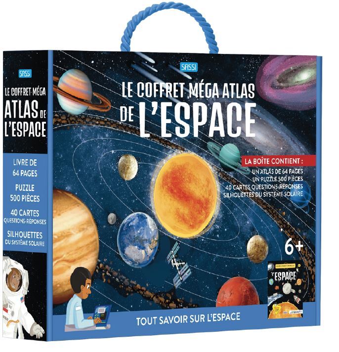 LE COFFRET MEGA ATLAS DE L'ESPACE. TOUT SAVOIR SUR L'ESPACE