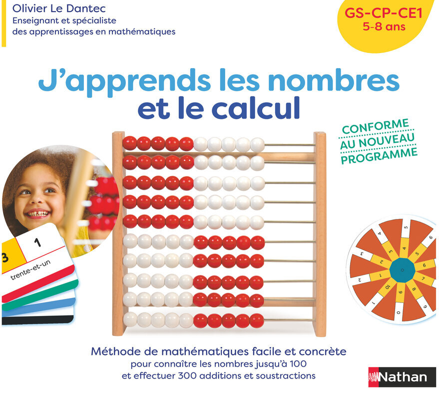J'apprends les nombres et le calcul - GS-CP-CE1 5-8 ans