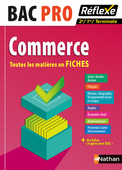 Bac pro commerce - Toutes les matières en Fiches N 6 - 2016