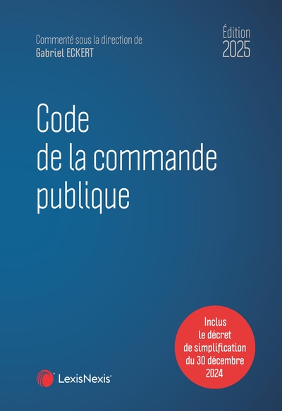 Gabriel Eckert - Code de la commande publique 2025
